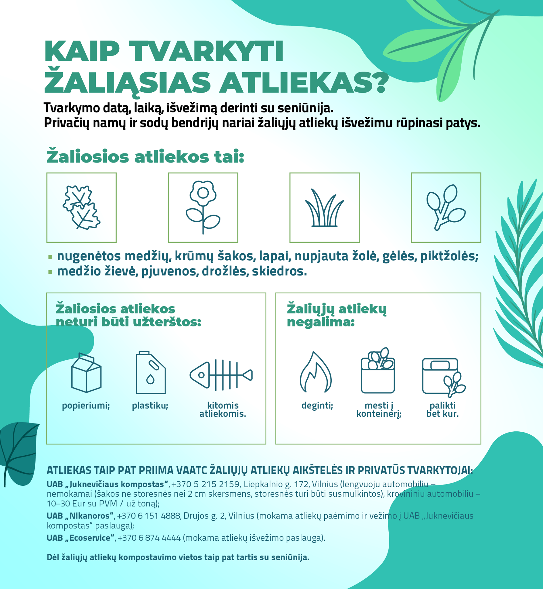 Žaliosios atliekos – RIBIŠKĖS